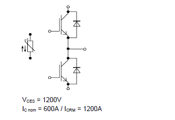 EconoDUAL 3 A IGBT Module Standard Housing Stable Performance Easy Assembly