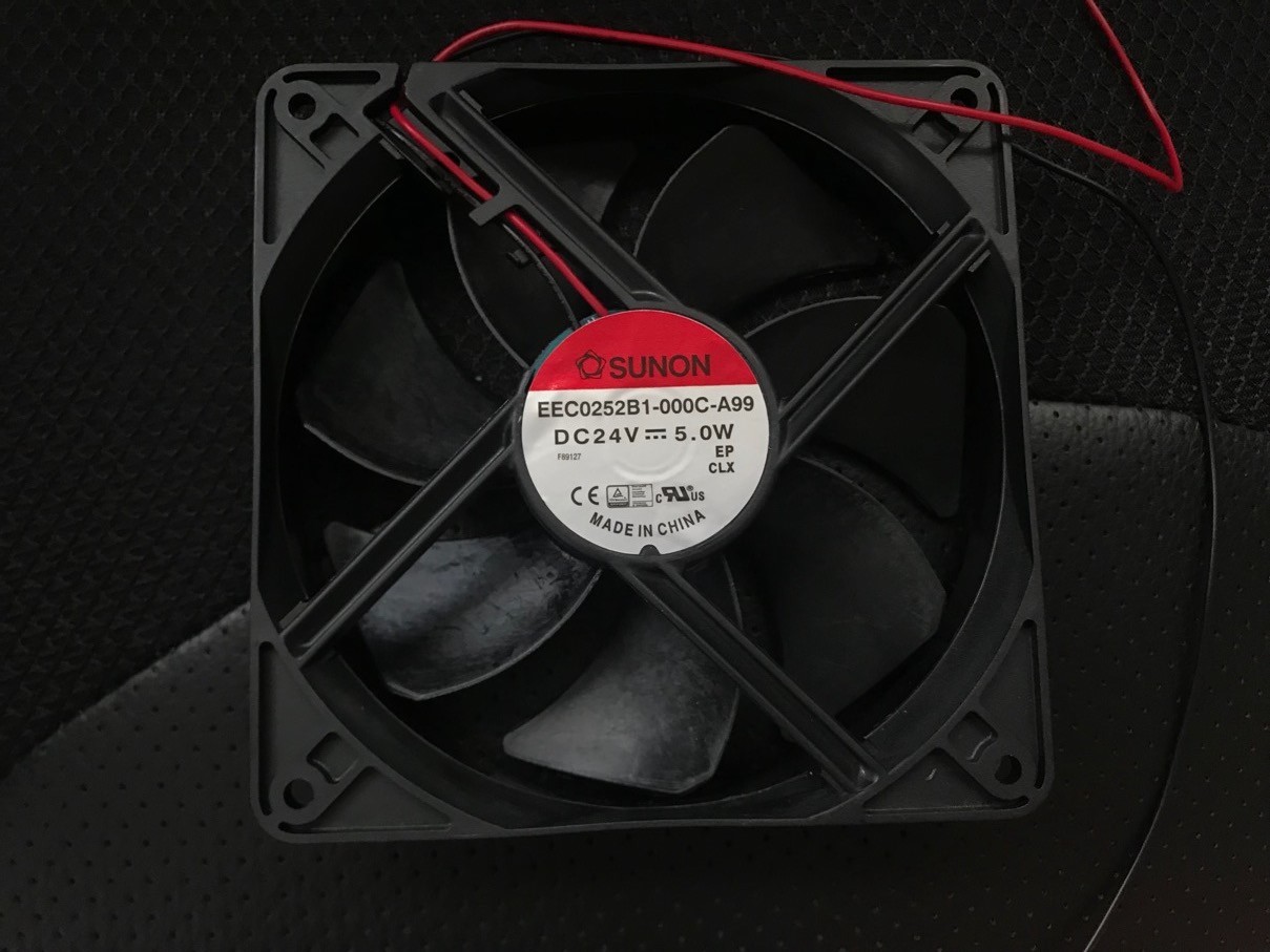 High Speed Motor Cooling Fan 24V 5W Energy Saving EEC0252B1-000C-A99